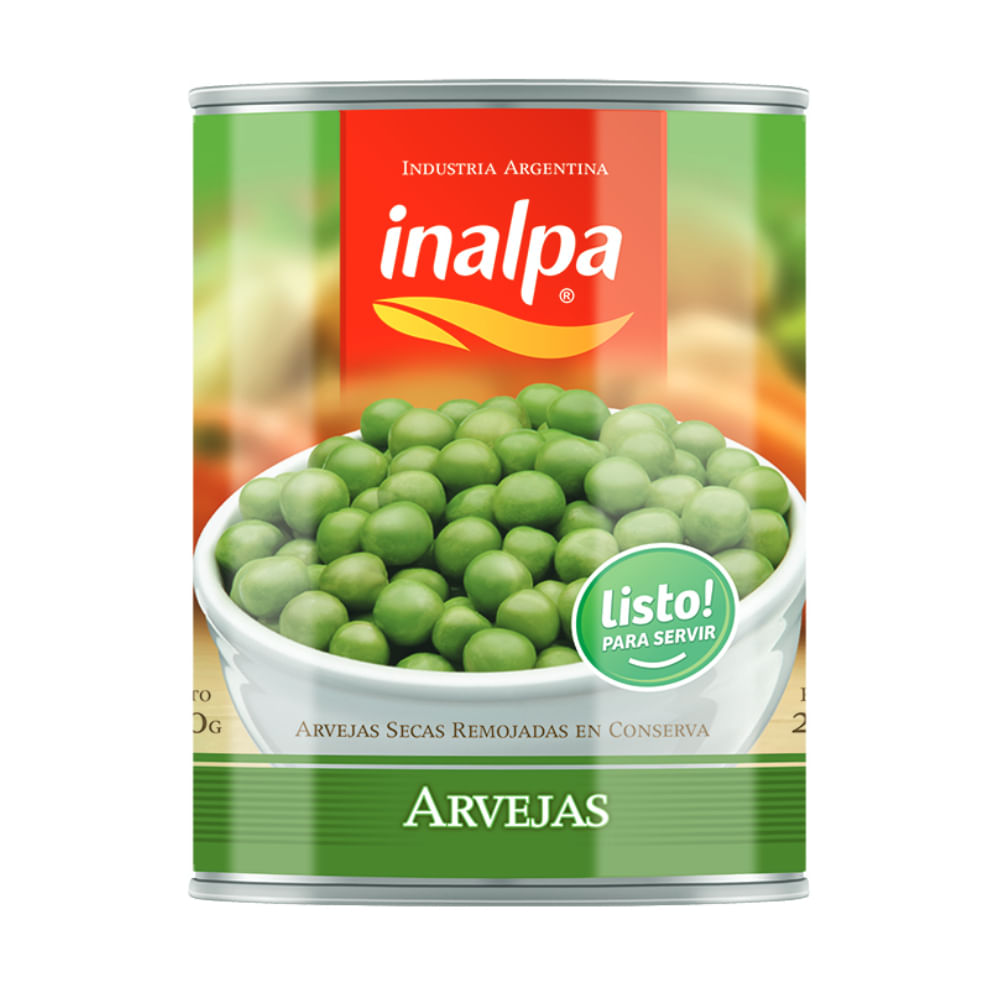 Arvejas Secas Inalpa 350 Gr.